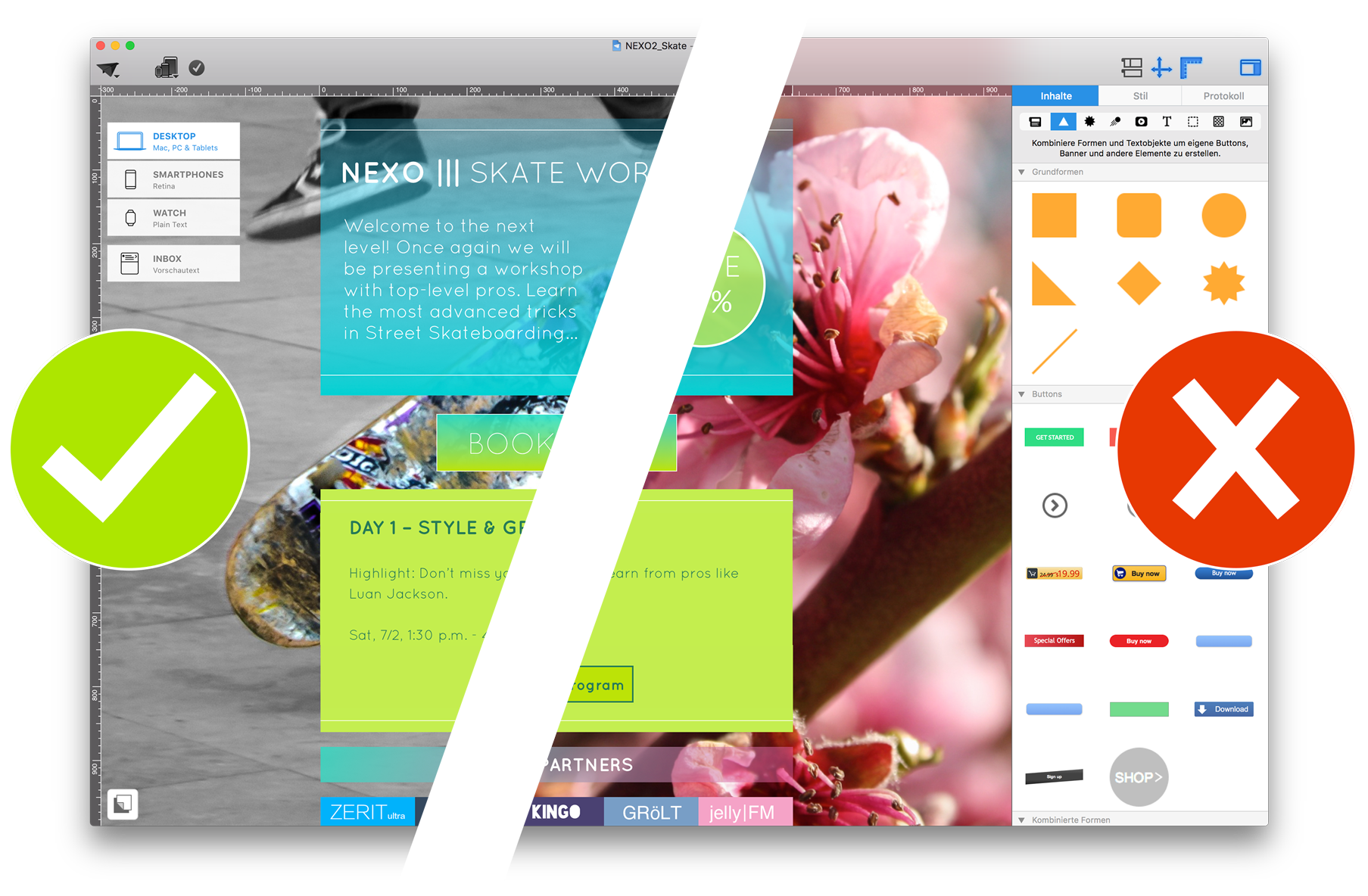 Inverted Pyramid Model - Mail Designer – Create and send HTML email newsletters