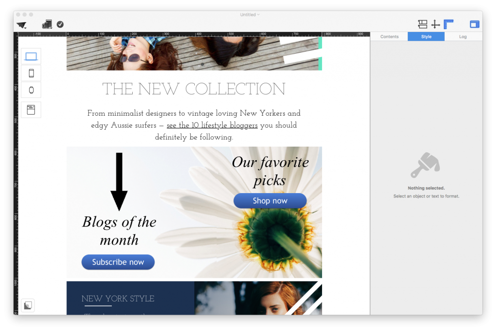 Adding multiple links with a single image background - Mail Designer – Create and send HTML ...