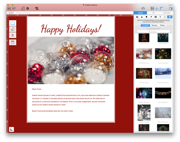 Holiday Emails to Send to Your Employees – Mail Designer – Create HTML ...