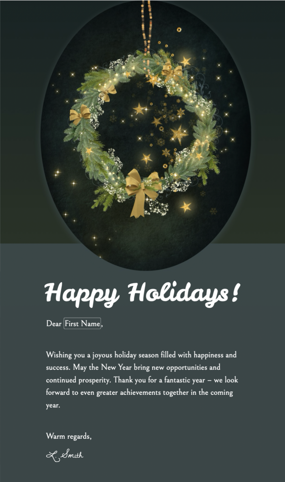 Holiday Emails to Send to Your Employees - Mail Designer – Create and ...