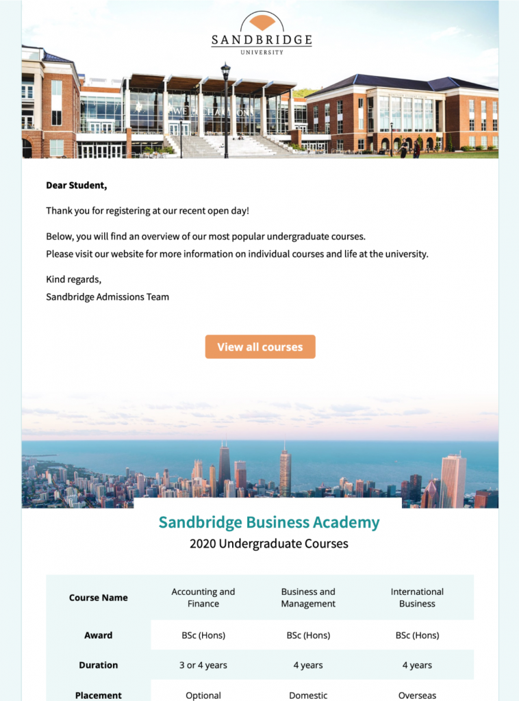 NEW: Email Templates for Schools and Universities - Mail Designer ...