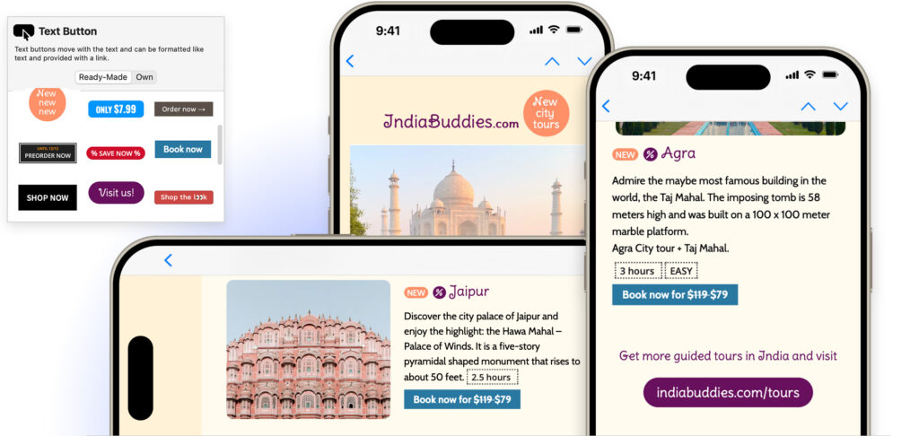 Mail Designer 365 - HTML Email Designer for responsive newsletters